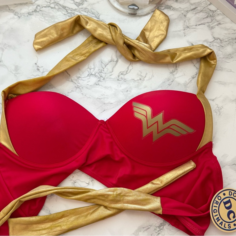 Dc Comics Original Wonder Woman Top Red - Gem